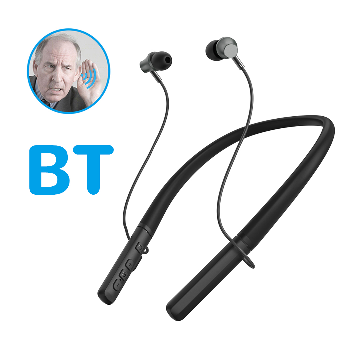 GM-201BT Bluetooth Neckband Hearing Aid Ultimate Comfort - Goodmi ...